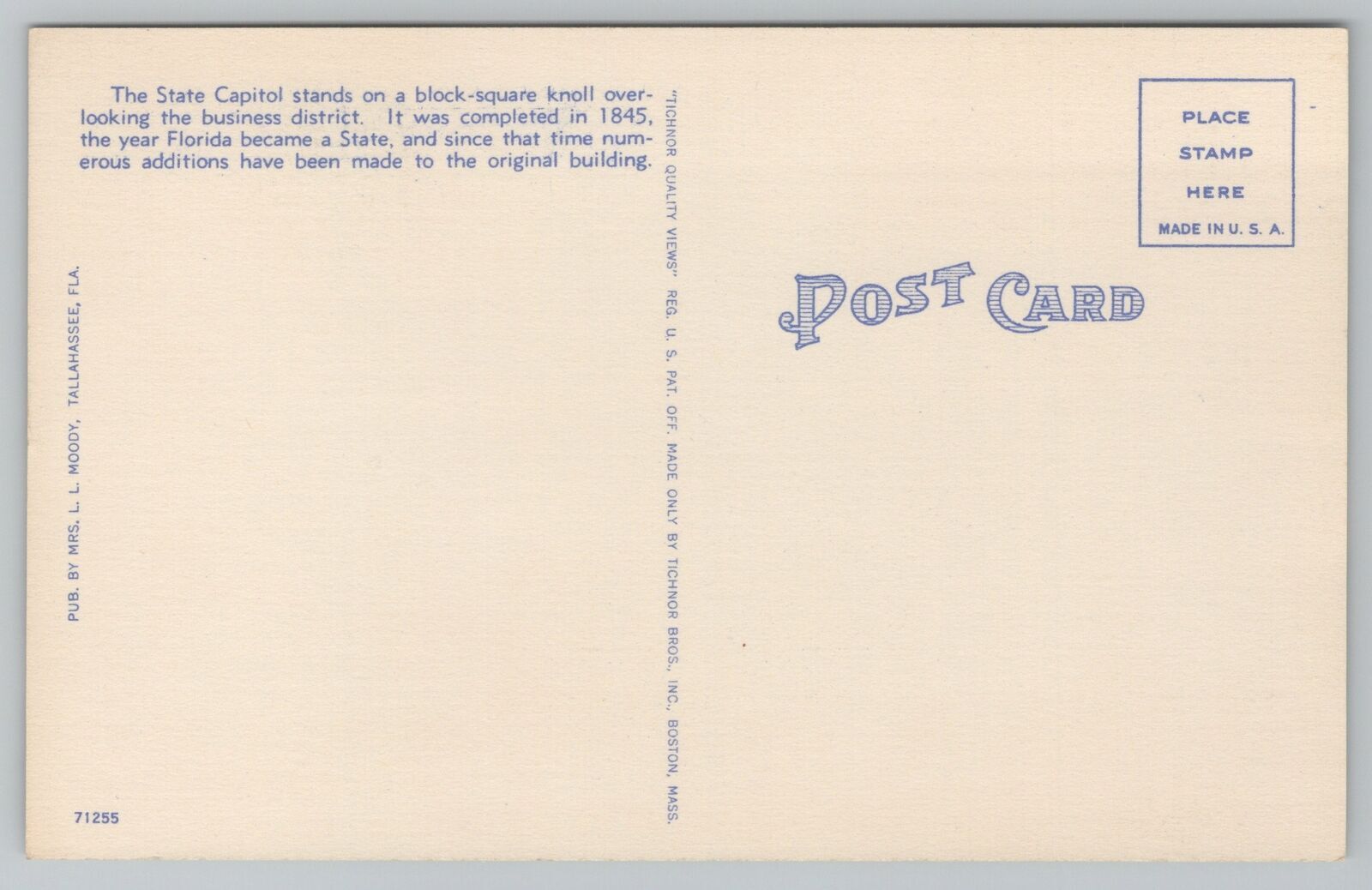 Tallahassee FL~State Capitol~Neoclassical Style~Civil War Monument ...