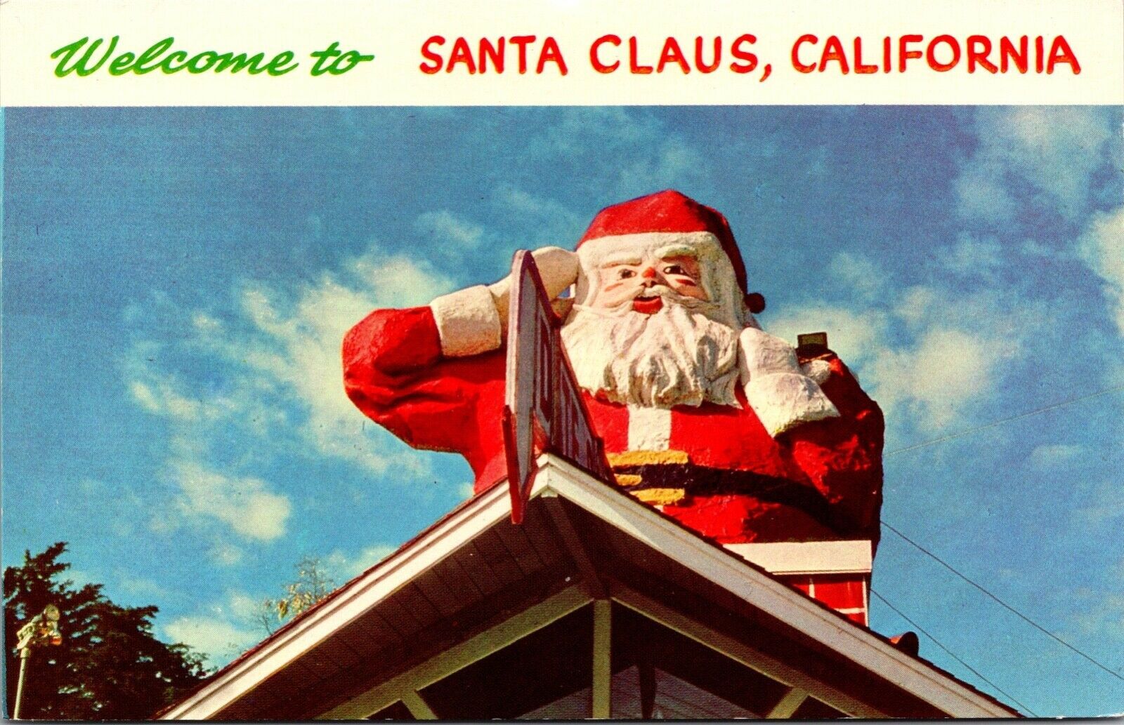 Postcard Where Mountains Meet the Sea Highway 101 Santa Claus ...
