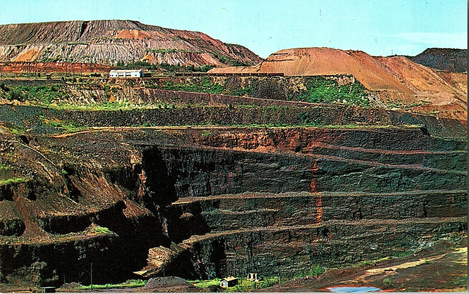 Hull Rust Mine Minnesota's Mesabi Iron Range Vintage Standard View ...