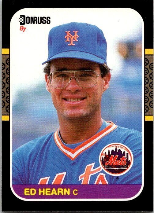 1987 Donruss Baseball Card Ed Hearn New York Mets sk20353 | Topics ...