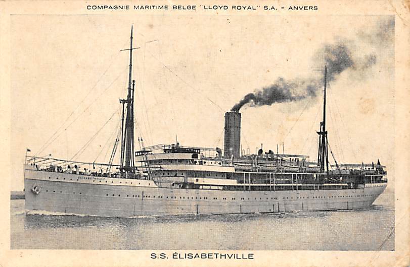 SS Elisabethville Compagnie Maritime Belge Ship Unused | Topics ...