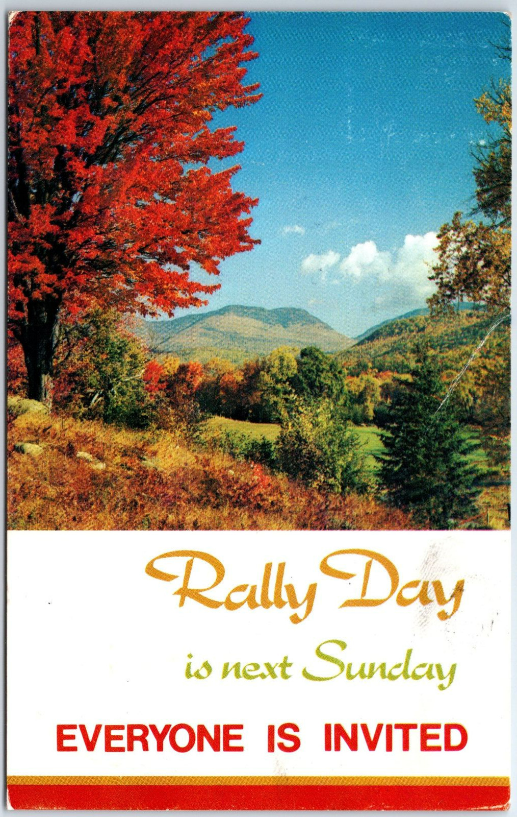 Vintage Postcard Rally DAY for ST. Andrews United Methodist Church ...