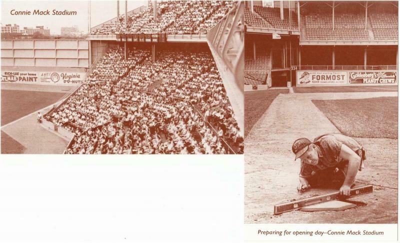 Philadelphia Connie Mack Stadium Repro Postcards by Vic Pallos | Topics ...