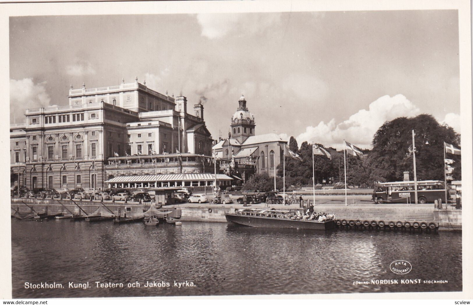 RP; STOCKHOLM, Sweden, 1920-1940s; Kungl. Teatern Och Jakobs Kyrka ...