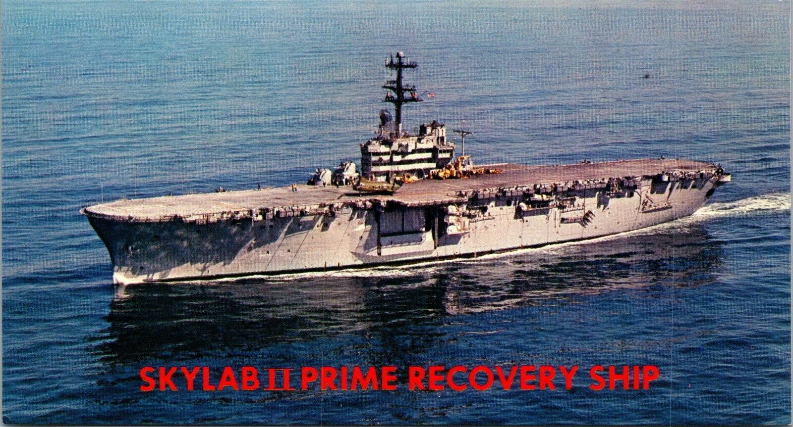 Vtg USS New Orleans LPH-11 Skylab II Prime Recovery Ship Postcard ...