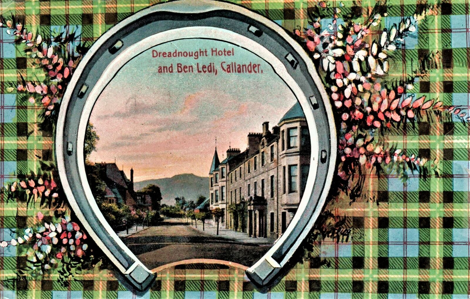 Vintage Postcard Dreadnought Hotel and BEN Ledi Callander Scotland ...