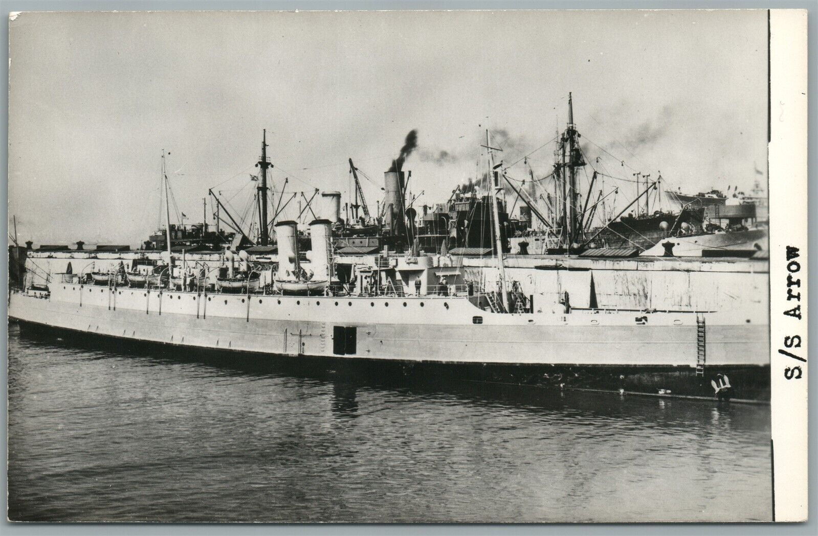 SS Arrow Ship Vintage Real Photo Postcard Rppc | Other / Unsorted ...