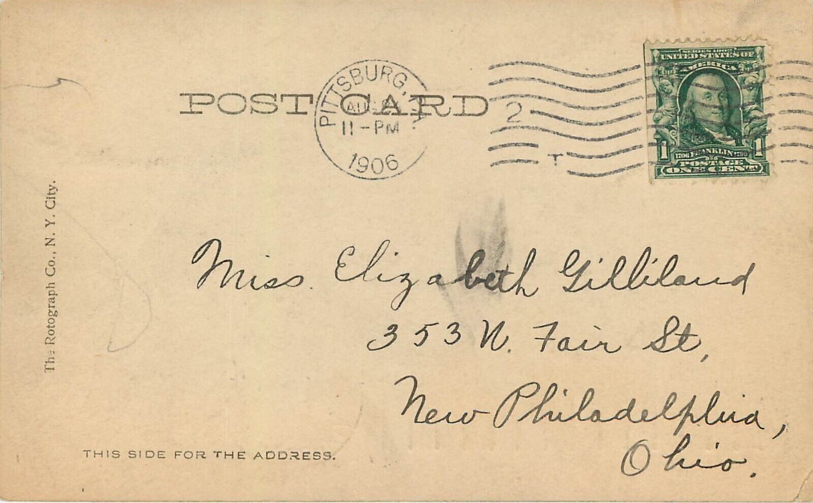 RPPC Cat Postcard Rotograph B-797 Kitten Peeks out of Pitcher~How's the ...