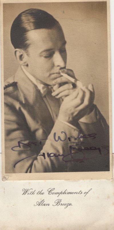 Alan Breeze 1940s Singer of Billy Cotton Hand Signed Photo | Topics ...