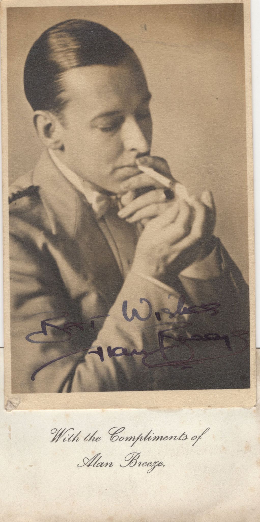 Alan Breeze 1940s Singer of Billy Cotton Hand Signed Photo | Topics ...