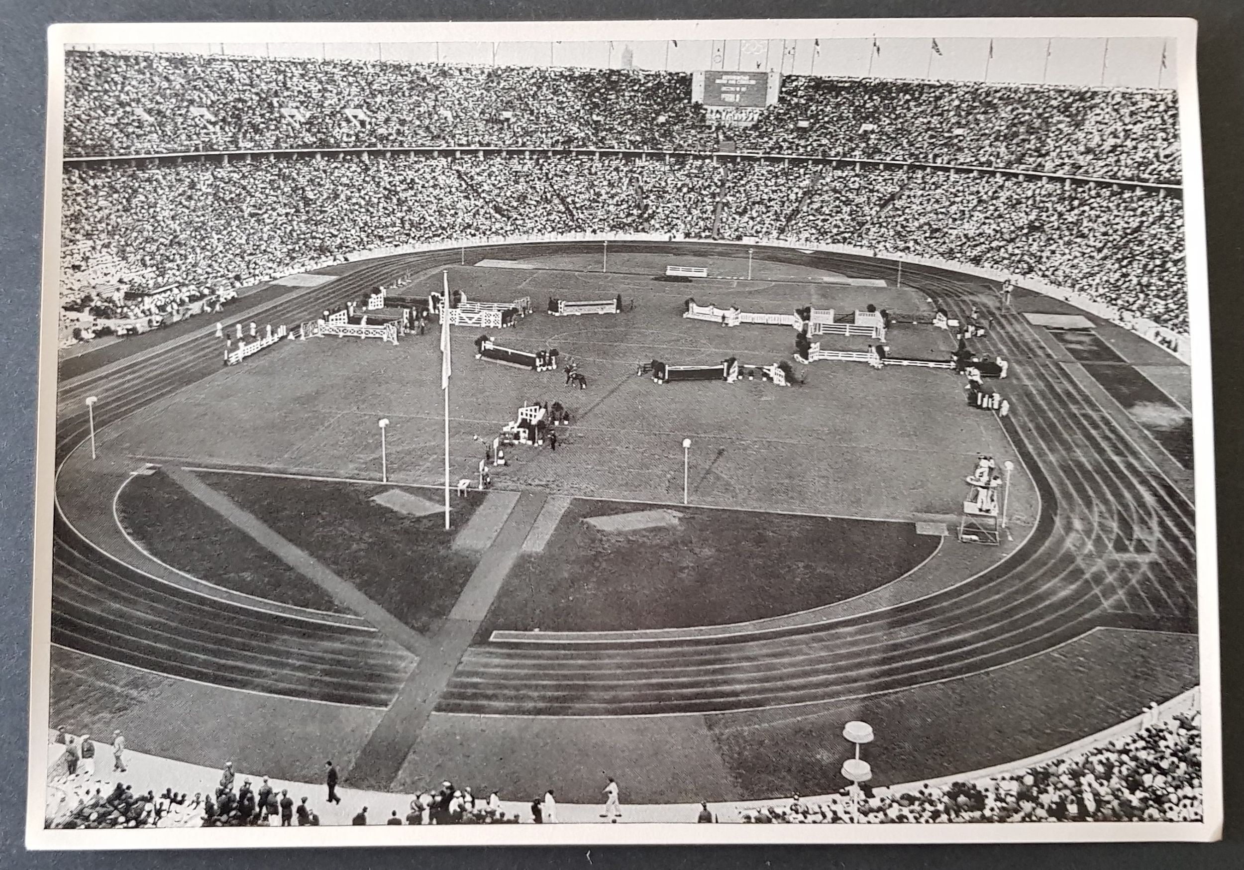 Rare Large Format Collector Photo Card 1936 Berlin Olympics - Stadium ...