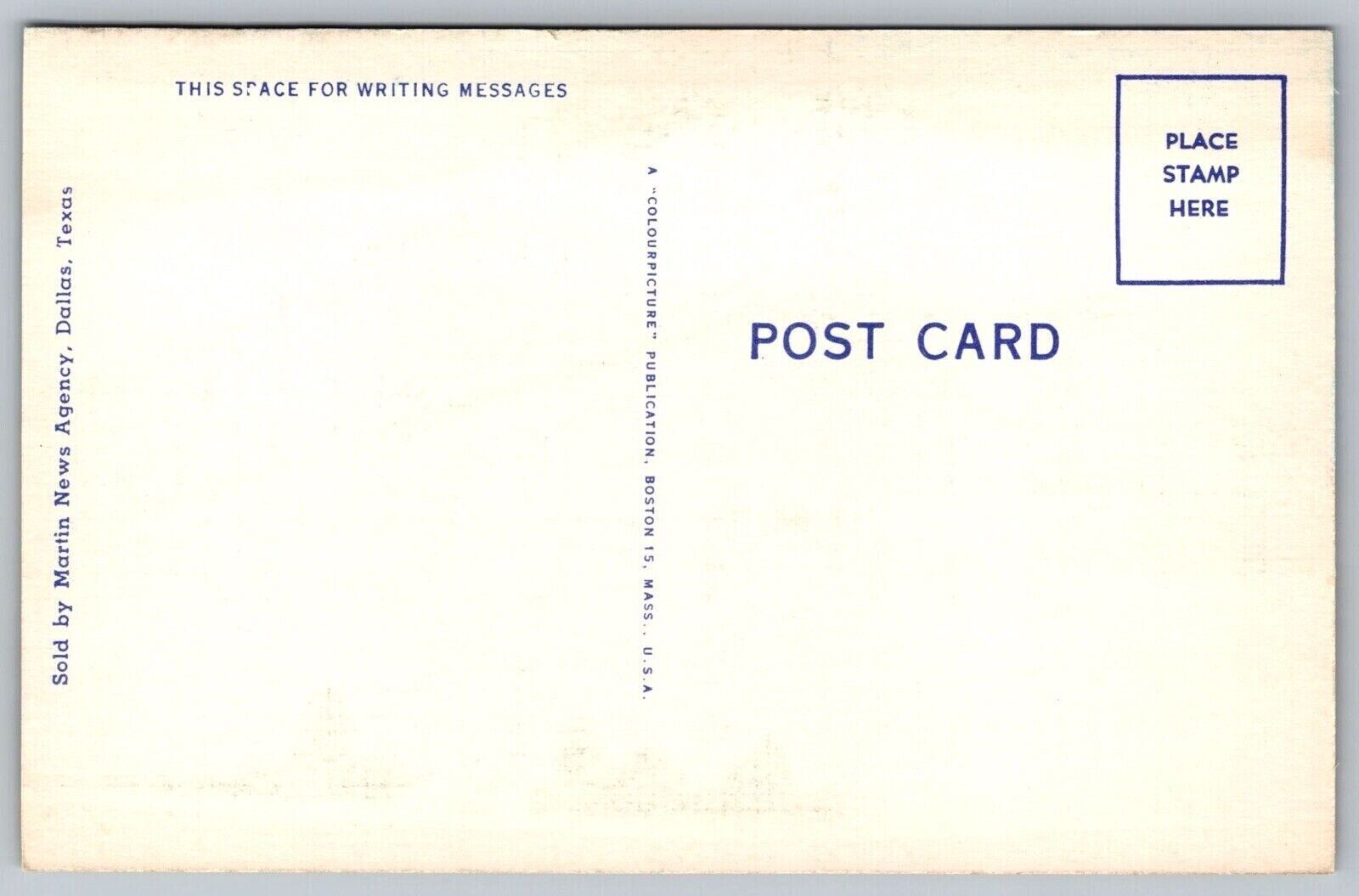 Dallas Texas Post Office & Federal Building Downtown Streetview Linen ...