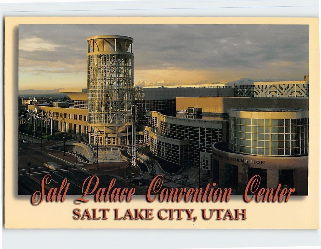 Postcard Salt Palace Convention Center, Salt Lake City, Utah | United ...