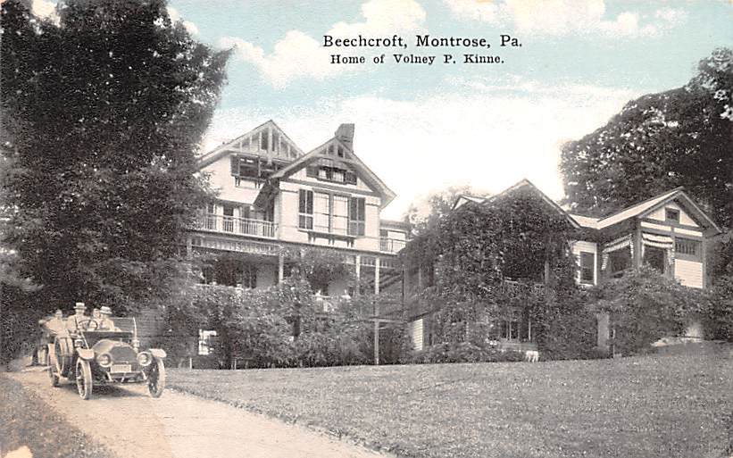 Beechcroft, Home of Volney P. Kinne Montrose, Pennsylvania PA | United ...