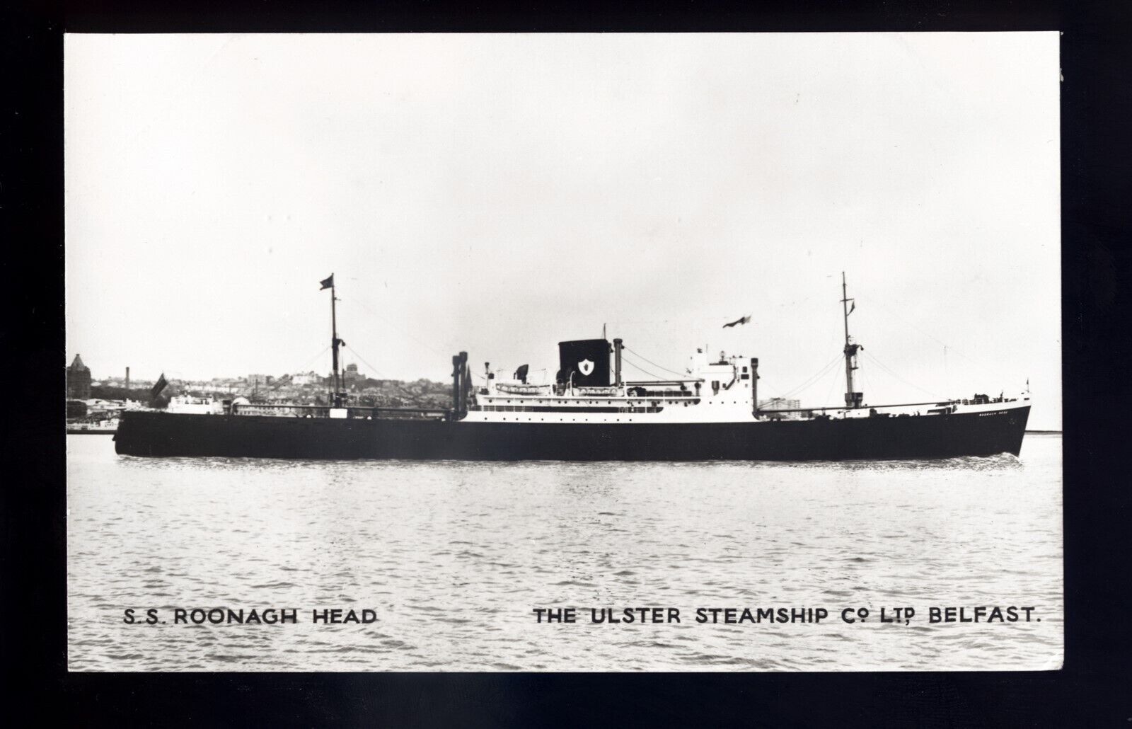 ca1023 - Ulster SS Co. Cargo Ship - Roonagh Head - launched 1951 - 5.5 ...