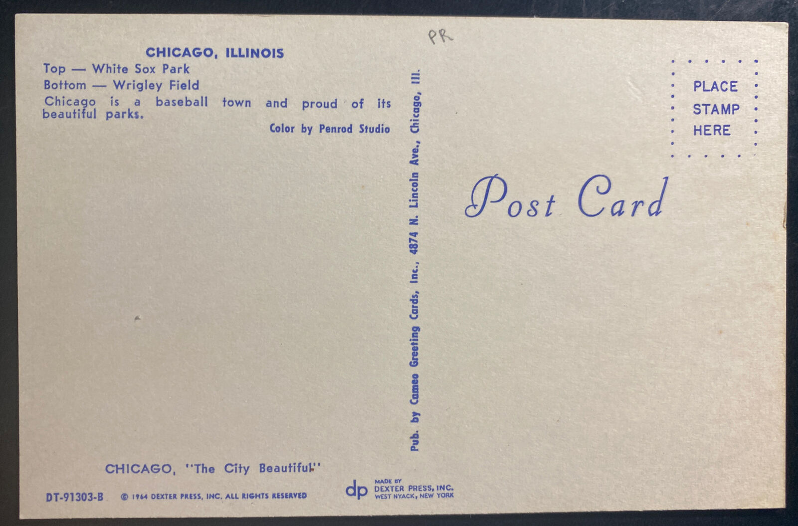 Mint USA Color Picture Postcard Greetings Chicago’s Balls Park | United ...