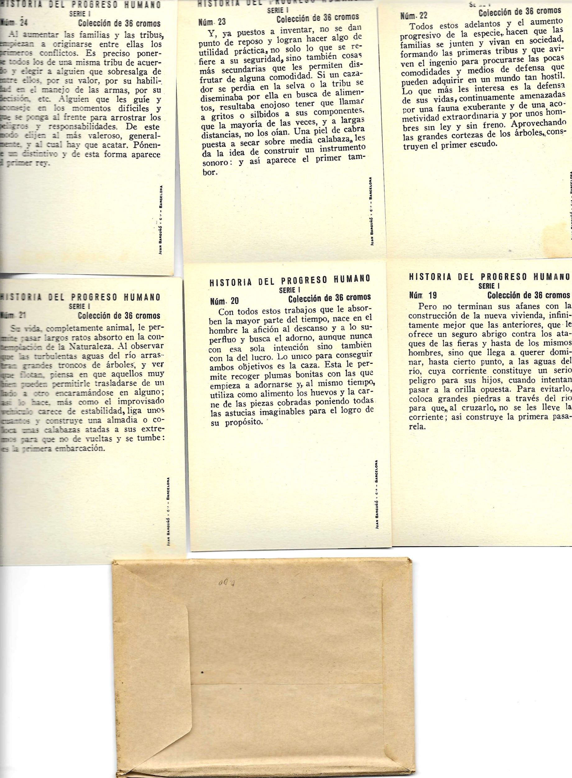 "History of Human Progress" Lot of 12 artist drawn color trading cards ...