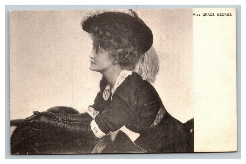 Vintage Early 1900's Postcard Grace George Broadway Actress UNPOSTED ...