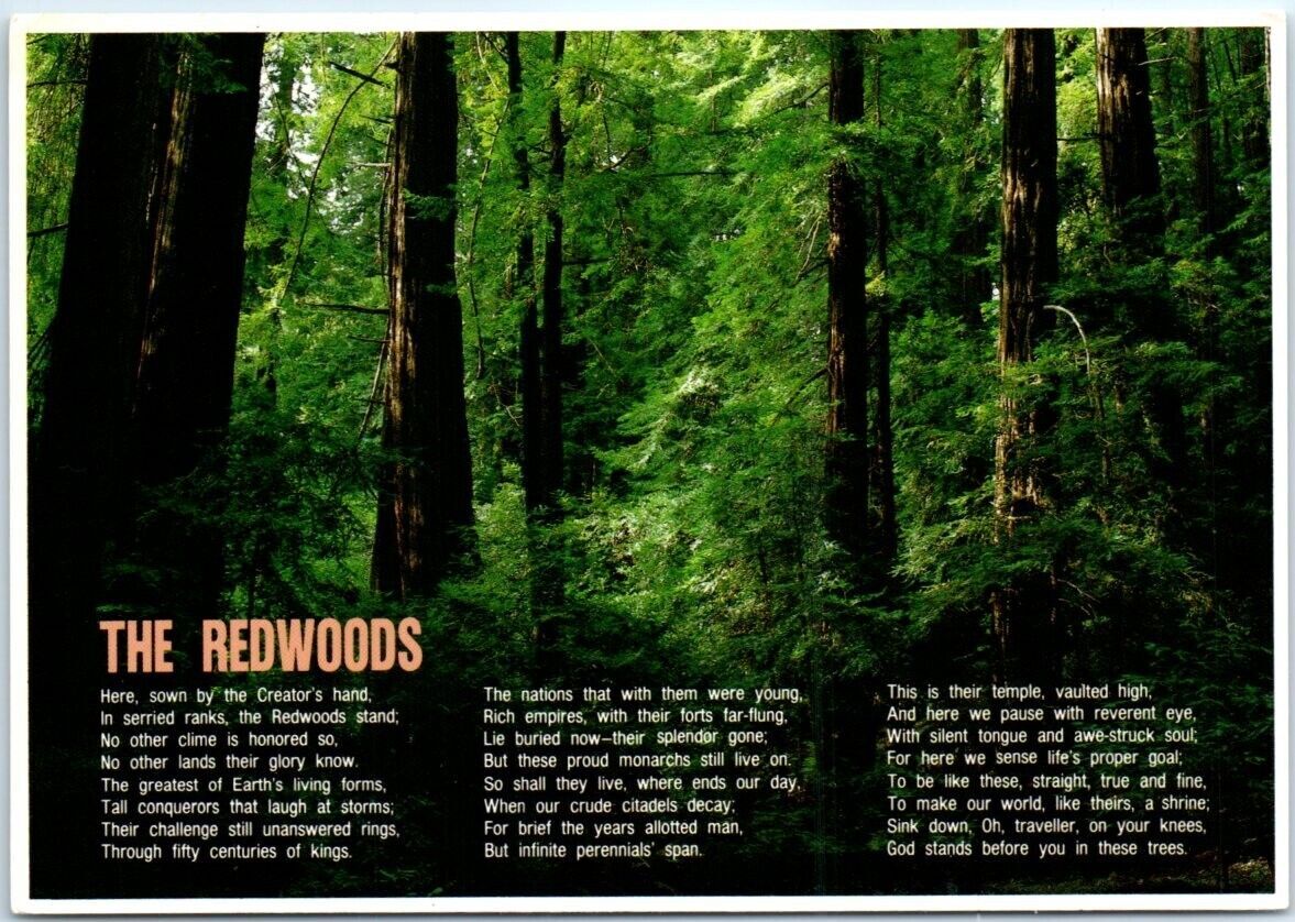 Postcard - "The Redwoods" Poem by Joseph B. Strauss | Other / Unsorted ...