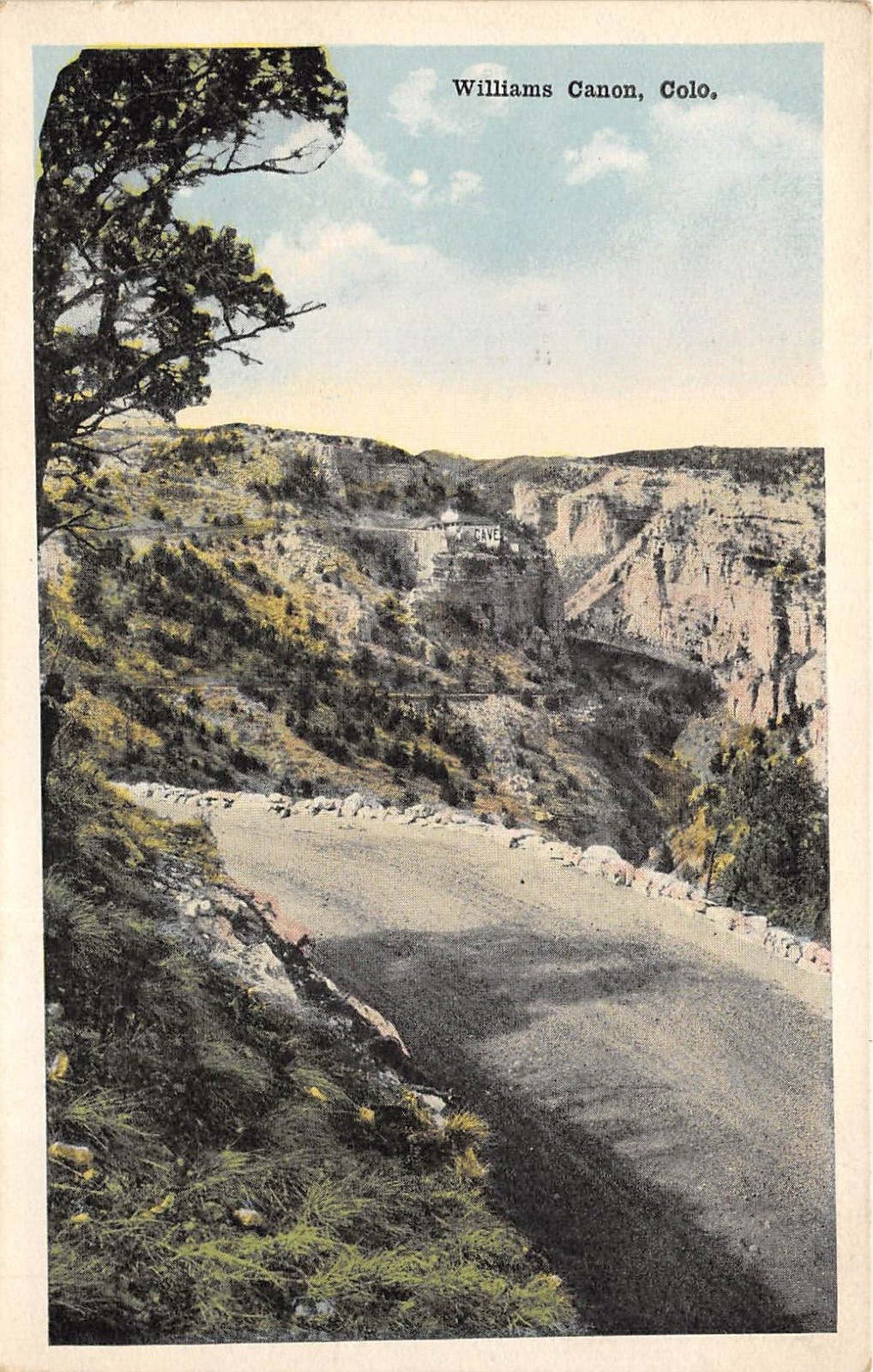 Williams Canon Colorado 1920s Postcard Narrow Gorge Temple Drive ...