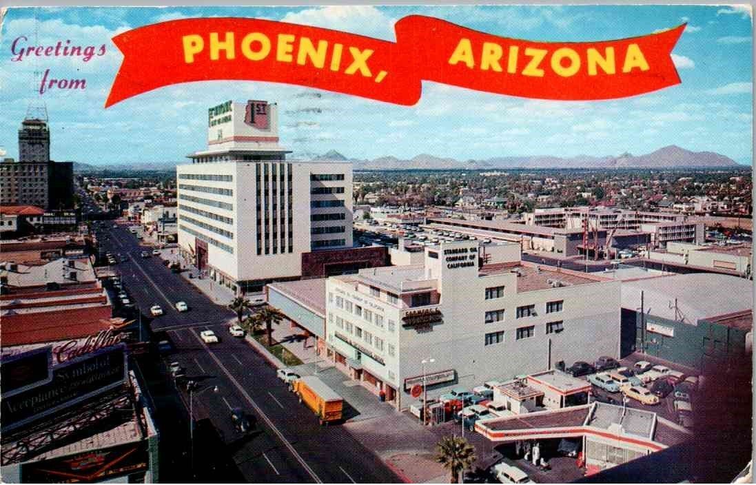Phoenix, Arizona - Downtown on North Central - in 1958 | United States ...