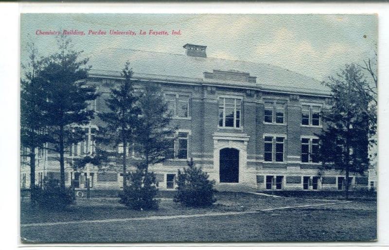Chemistry Building Purdue University Lafayette Indiana 1910c postcard ...