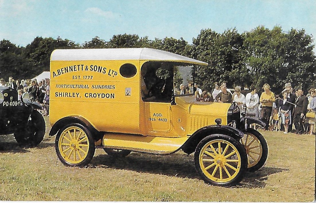 1923 Model T Ford Delivery Van 20 hp A Bennett & Sons LTD | Topics ...