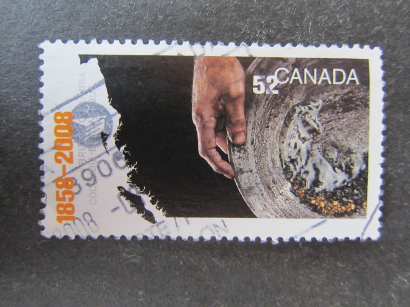 Canada #2283 Map of BC Panning For Gold Nice stamps {ca1467} | Canada ...