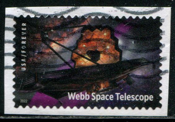 5720 US (60c) James Webb Space Telescope SA, used on paper | United ...