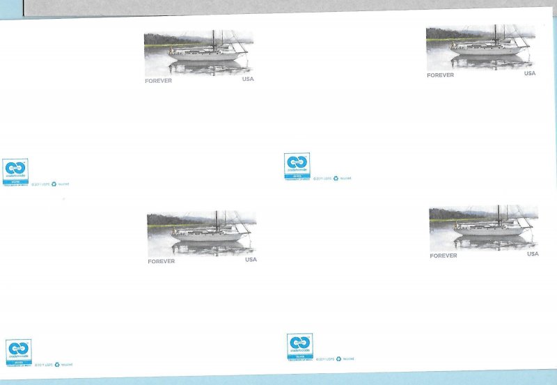 Scott# UX 627 Block of 4 from sheet of 40 US Postal Cards | United ...
