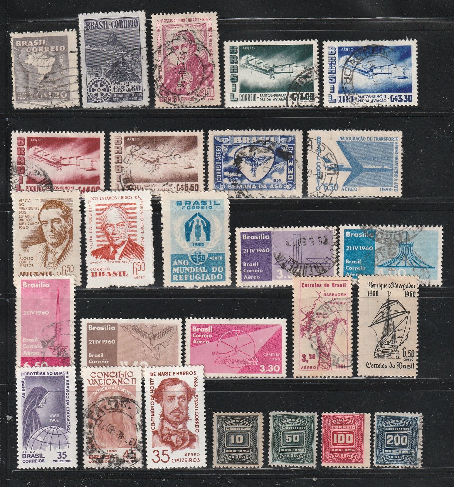 Brazil Collection C - 5 Scans, All the stamps are n the scans. No ...