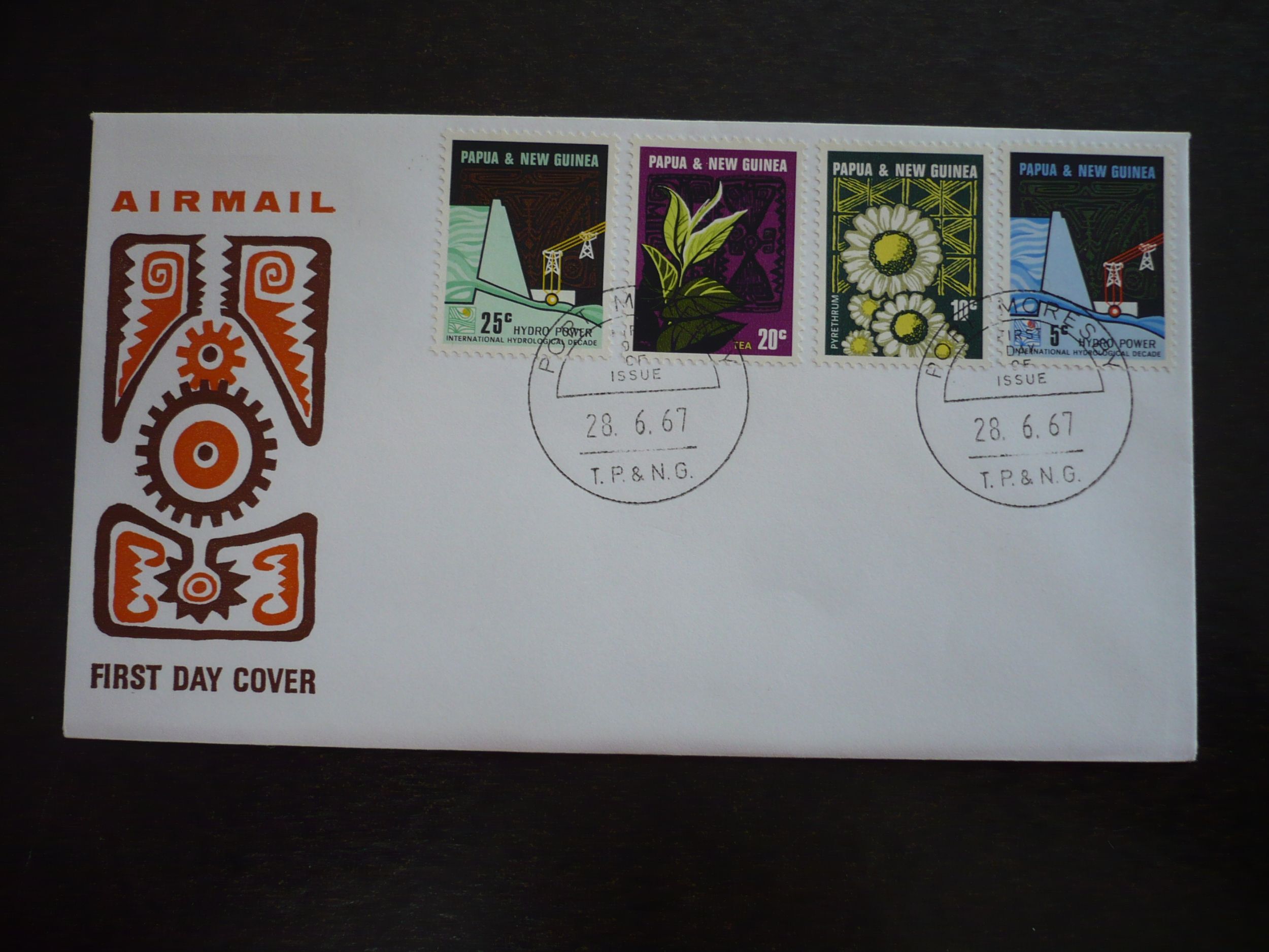 Postal History - Papua New Guinea - Scott# 241-244 - First Day Cover ...