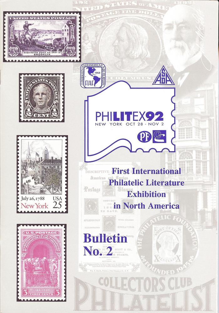 Philitex92: First Interntional Philatelic Literature Exhi ...