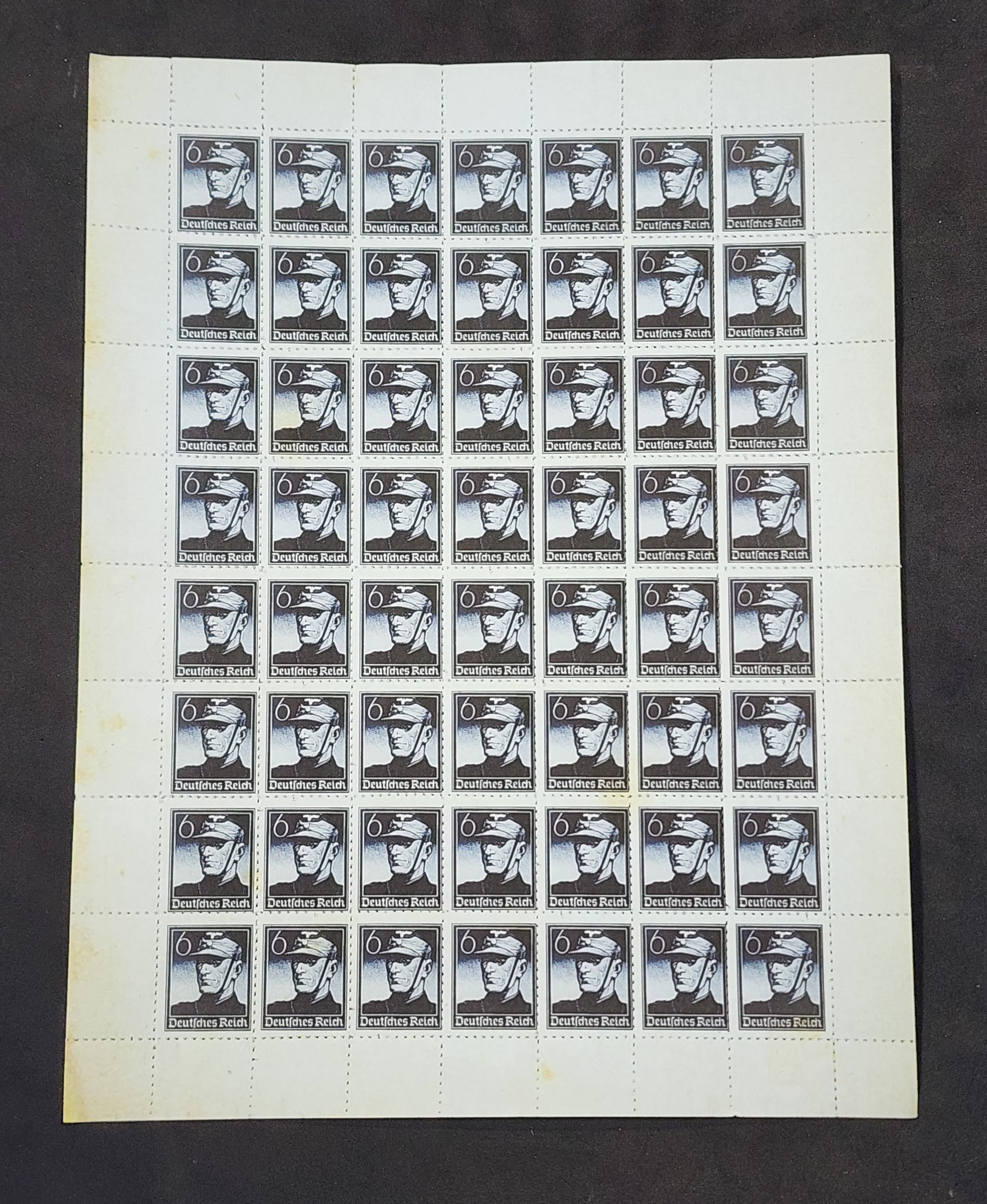 Nazi Germany Third Reich SA Soldier stamp sheet MNH WW2 WWII German ...