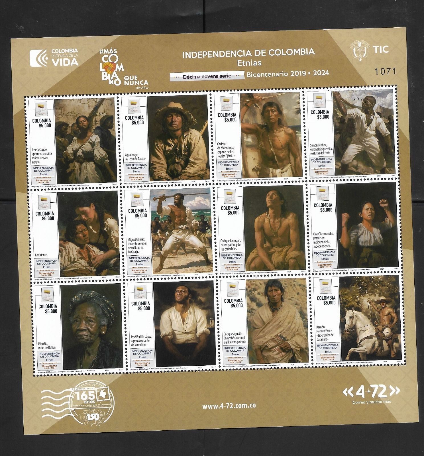 O) 2024 Colombia,Independence of Colombia, Birds - Emblematic Bird ...