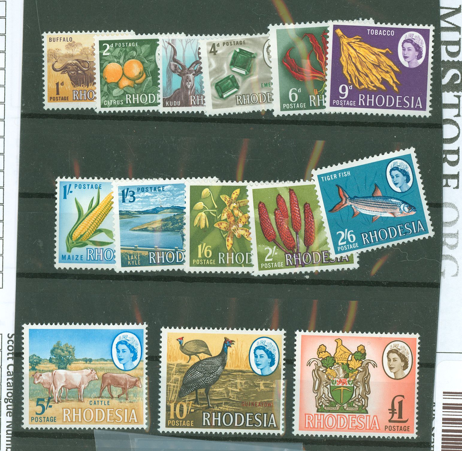 Rhodesia (1965-1978) #223-236 Single (Complete Set) | Worldwide - Other ...