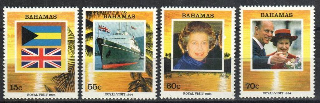 Bahamas Stamp 797-800 - Royal Visit of 1994 | Caribbean - Bahamas ...