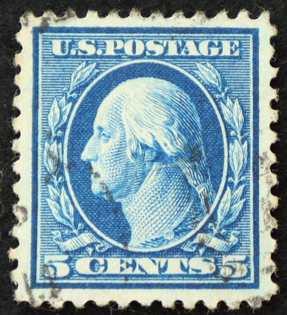 U.S. Used Stamp Scott #504 5c Washington, XF - Superb. Unobtrusive ...