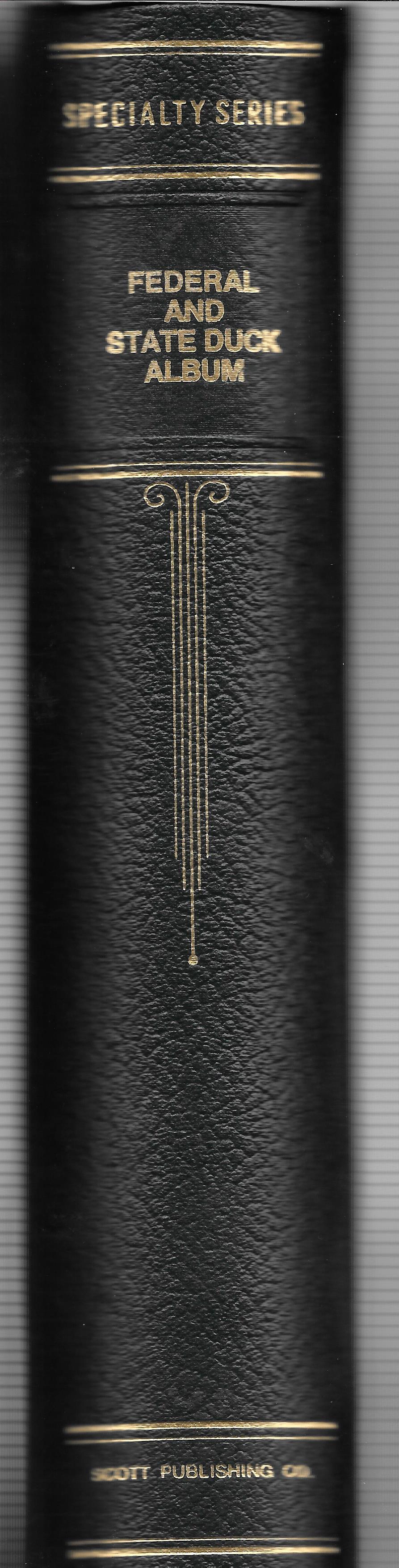 1934-1990 SCOTT US. Federal & State Duck Stamp Album & Dust Cover ...