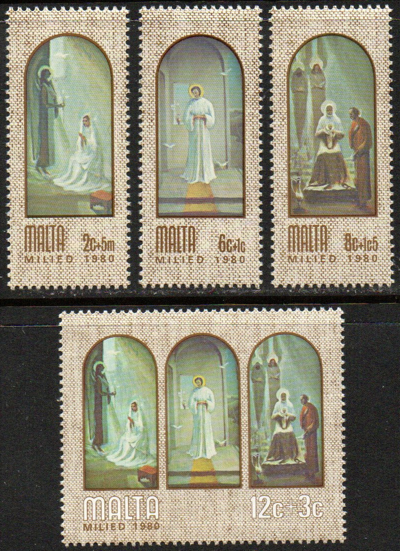 Malta Sc #B38-B41 MNH | Europe - Malta, Semi-Postal Stamp / HipStamp