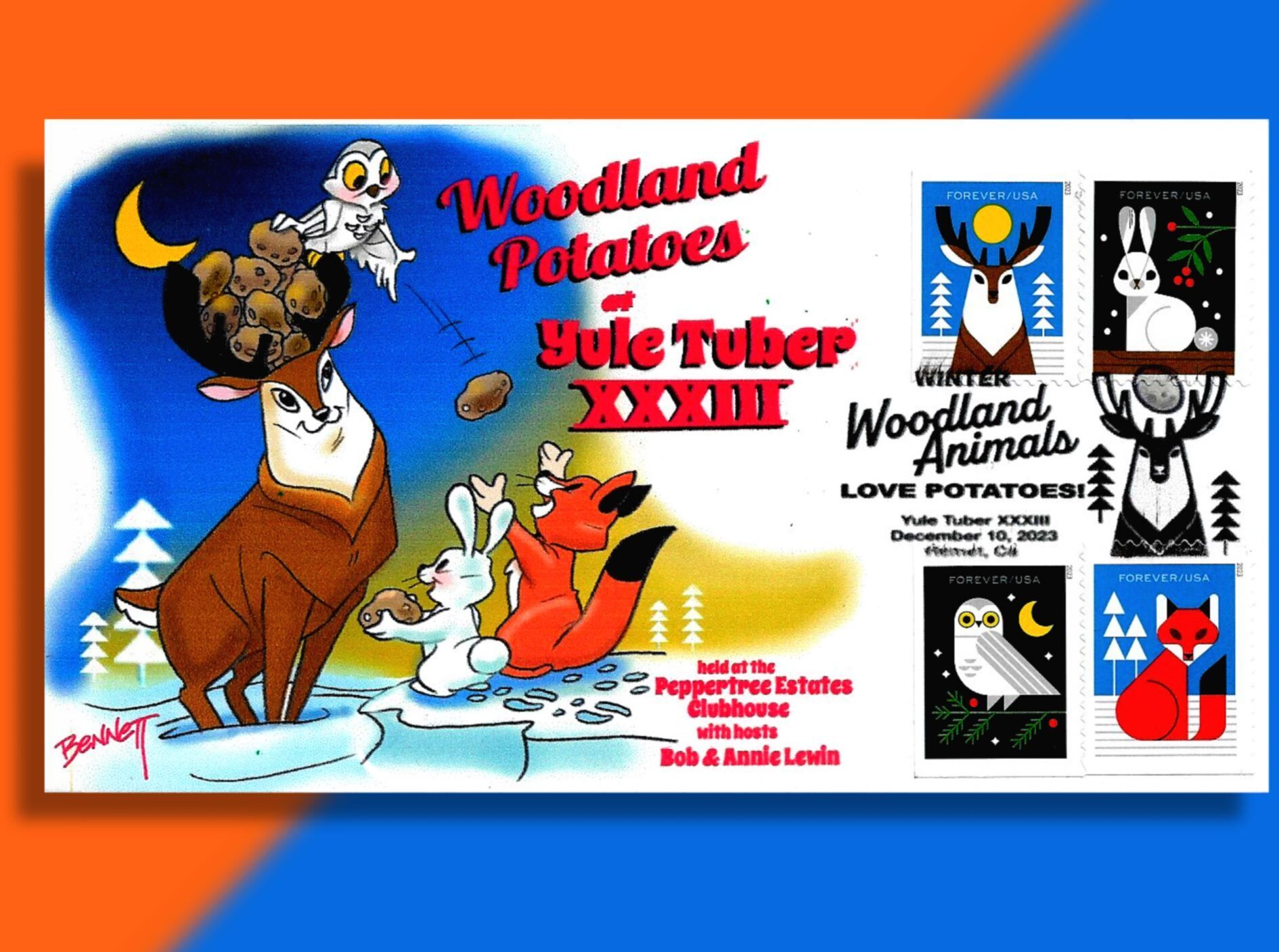 Winter Woodland Animals Love Potatoes!! Who Knew?? 2023 Yule Tuber ...