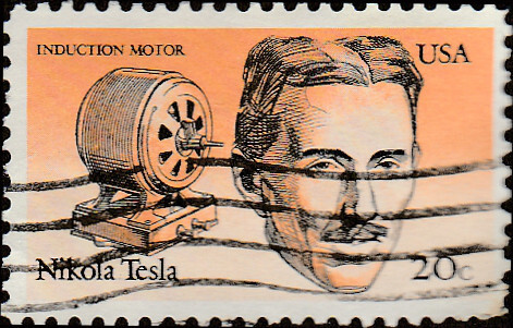 # 2057 Used Nikola Tesla | United States, General Issue Stamp / HipStamp