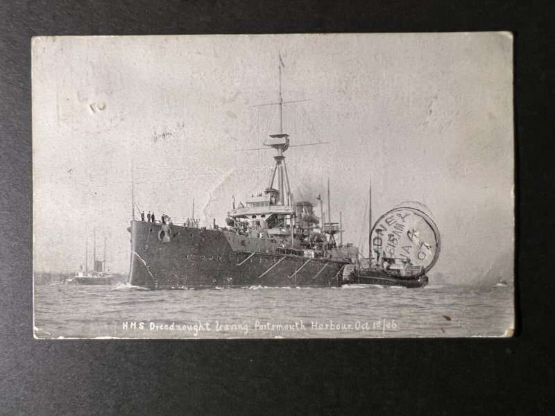 1907 England RPPC Postcard Cover Alvincton to Sydney Gloucester HMS ...