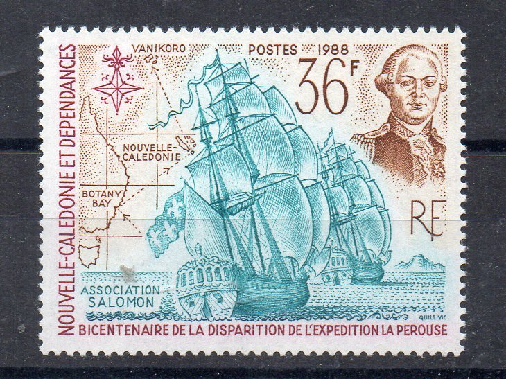 New-Caledonia - 1988 - Bicentenary of the Disappearing of Laperouse Expedition - | Australia ...