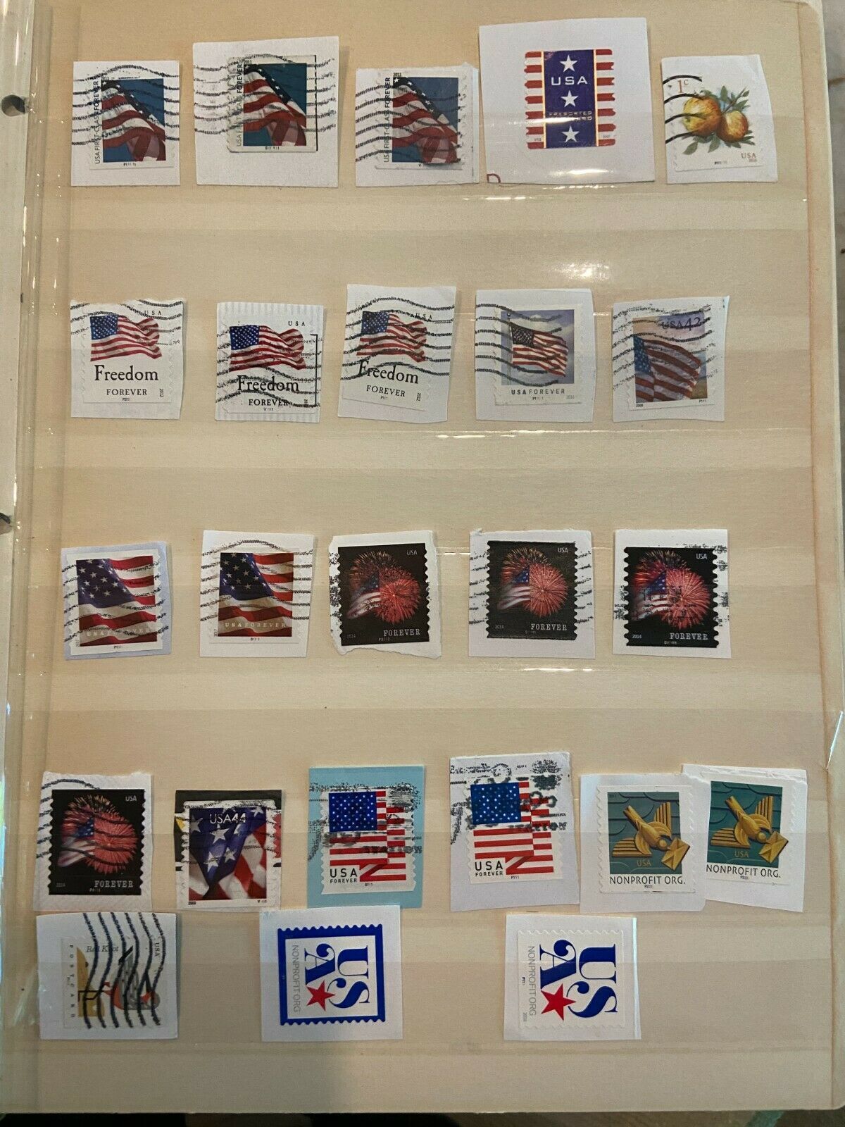 24 Different Recent Used Plate Number Coil Stamps (PNCs) Collection ...