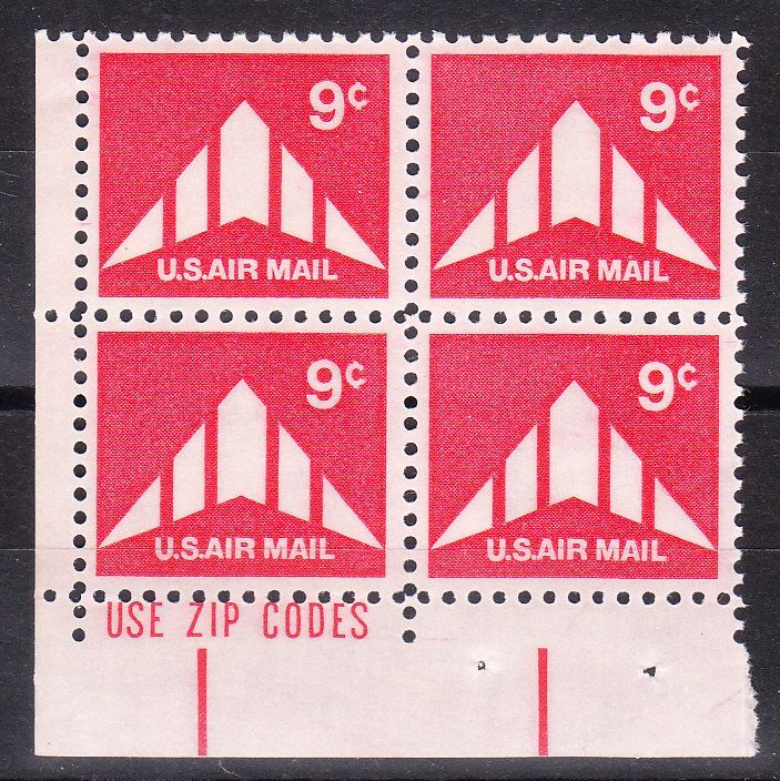 MOstamps - US Scott #C77 Mint OG NH Zip Code Block of 4 - Lot # HS-C445 ...