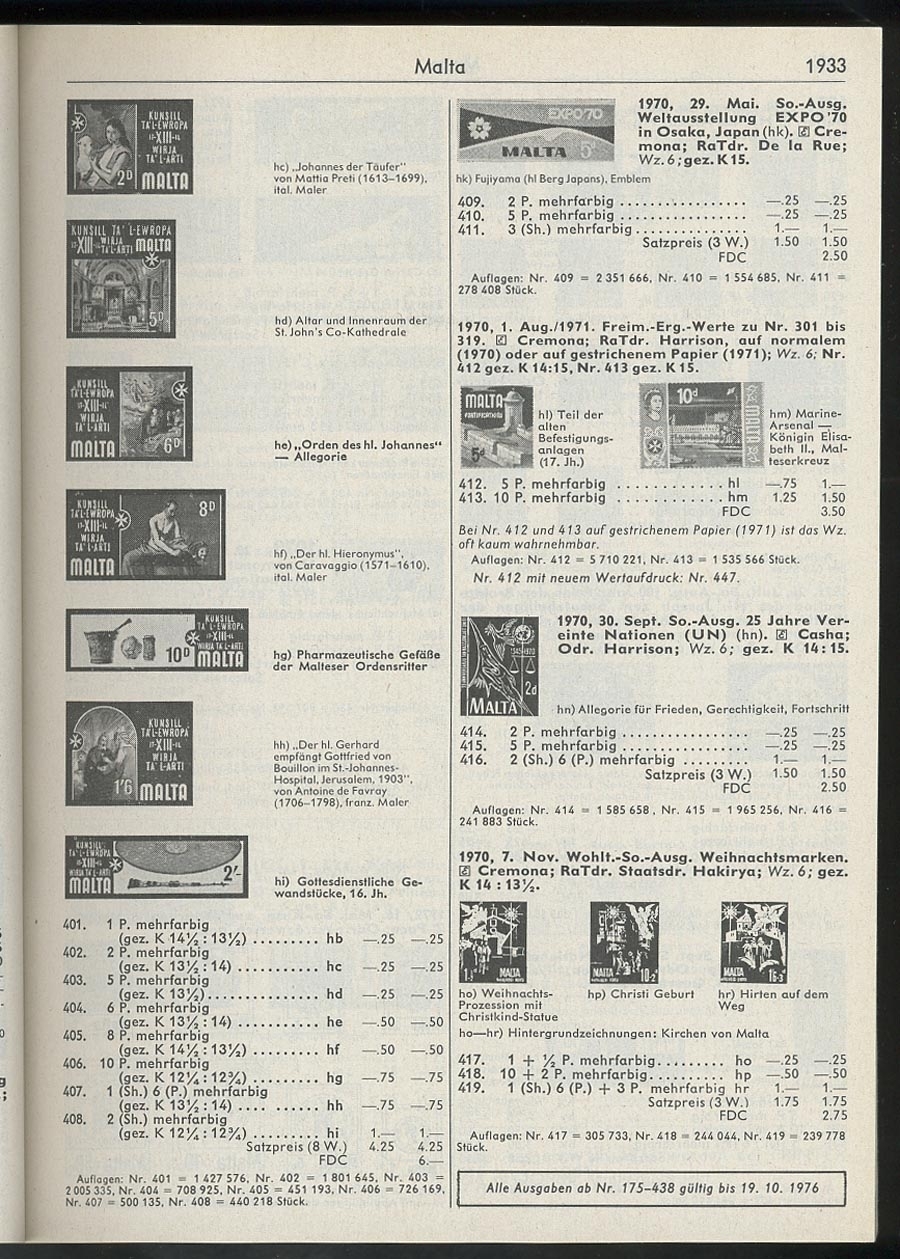 CATALOGUES Europe Michel Europa West Catalogue 1999-2000, 2 vol set ...