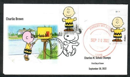 5726 Charles M Schulz Charlie Brown -Wally Jr Cachet - FDC Dual ...