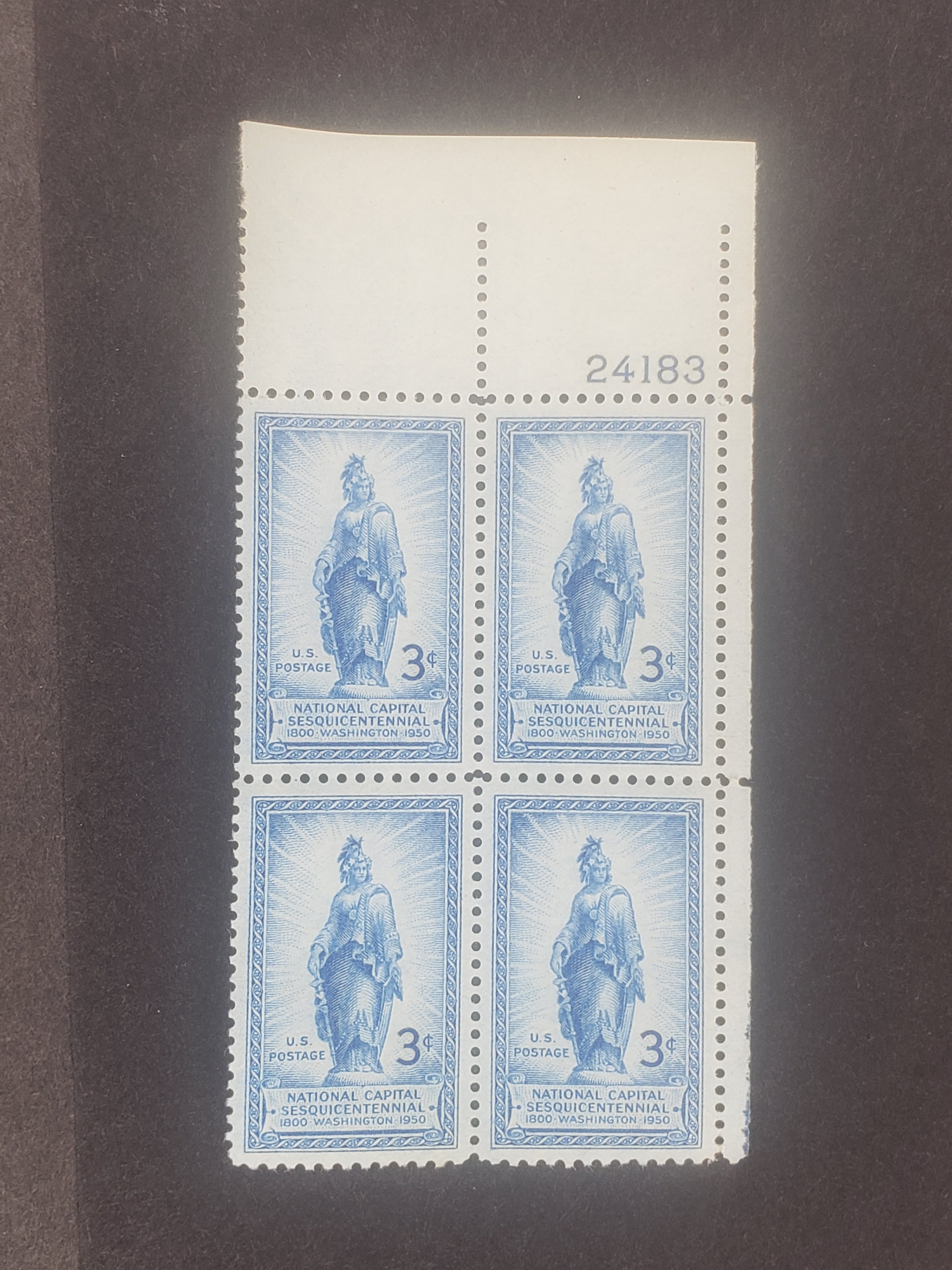 1950 3c Statue of Freedom US 989 | United States, General Issue Stamp ...