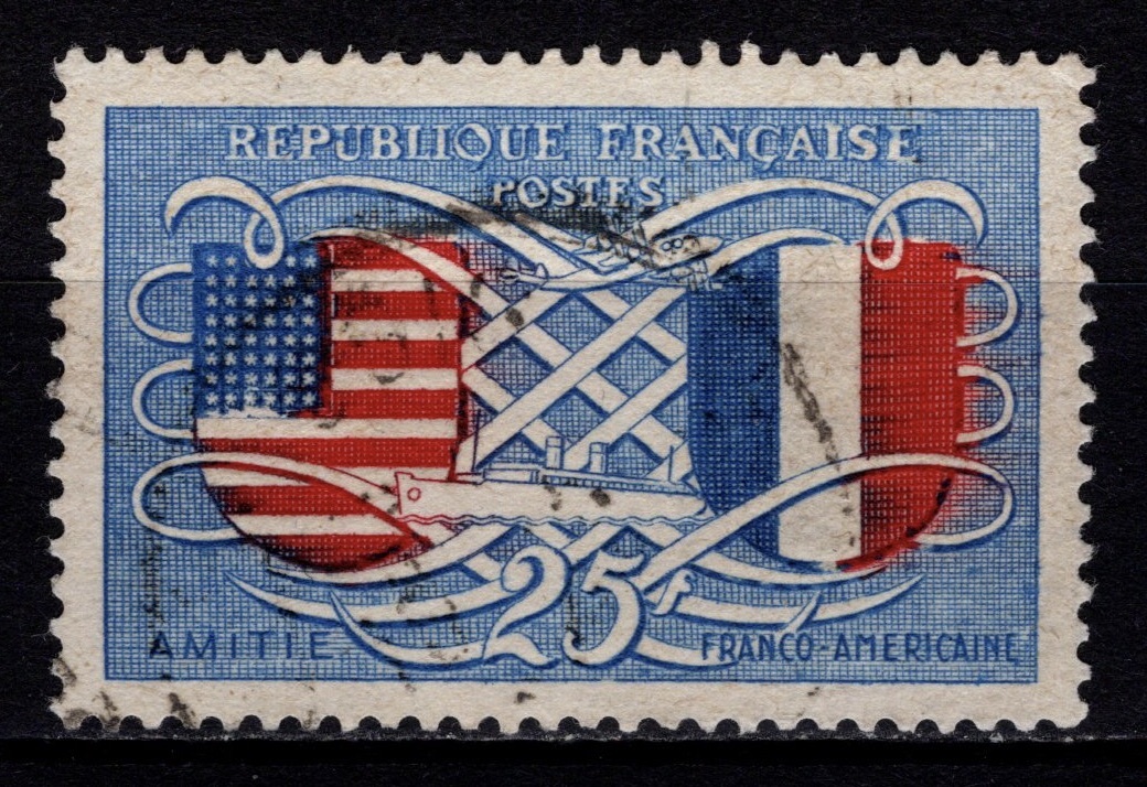 France 1949 Franco-American Amity, 25f [Used] | Europe - France ...